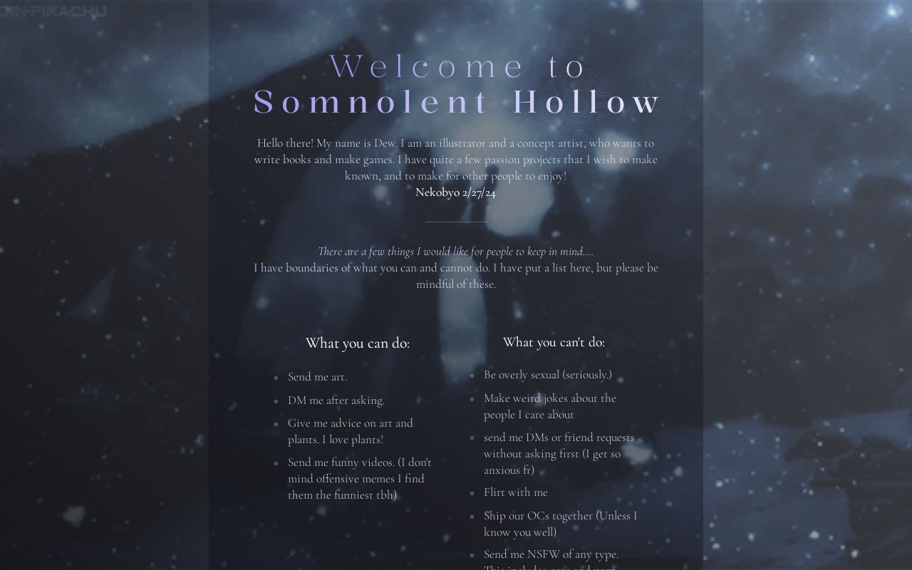 ️ The Somnolent Hollow